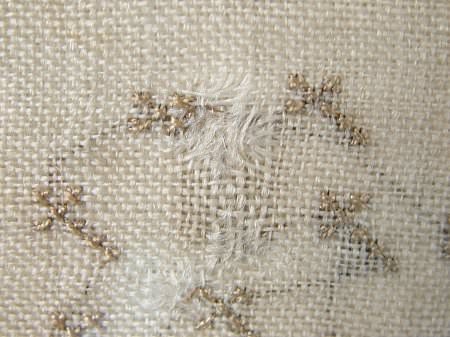 1836 Silkwork Sampler by Hannah Starkey