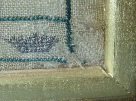 1836 Silkwork Sampler by Hannah Starkey