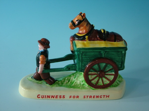 Carltonware Guinness horse & cart figure
