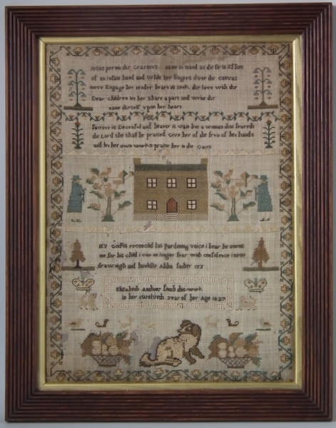 Antique Sampler Detailed description | Madelena