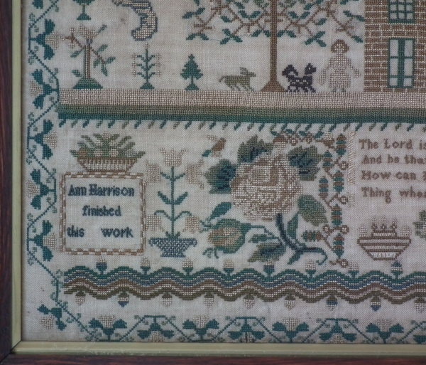 1829 House Sampler by Ann Harrison