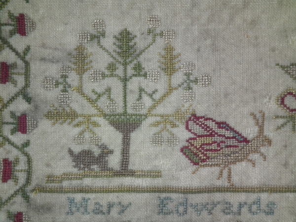 1803 House Sampler by Mary Edwards