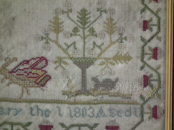 1803 House Sampler by Mary Edwards