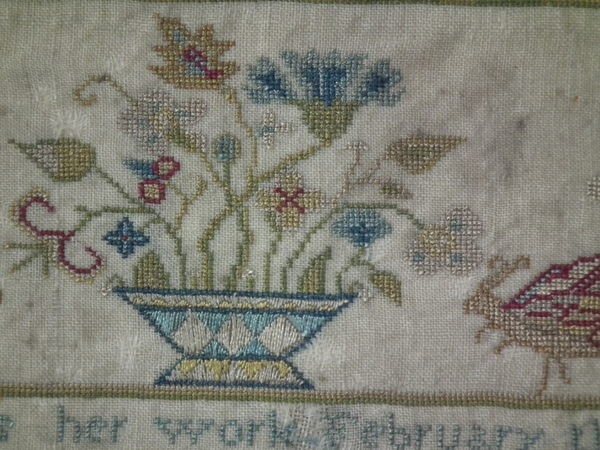 1803 House Sampler by Mary Edwards