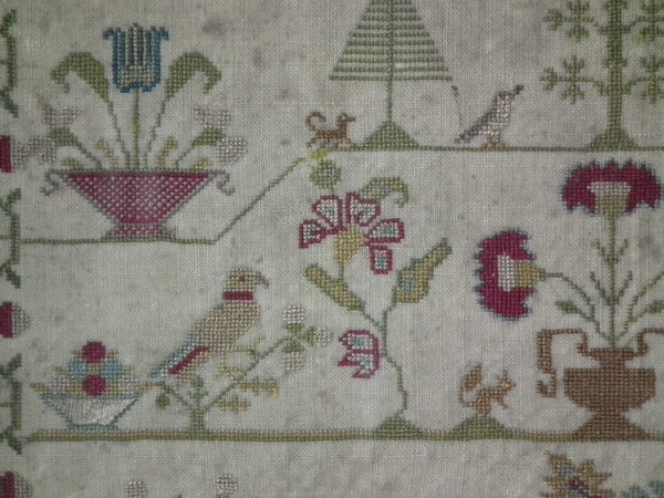 1803 House Sampler by Mary Edwards