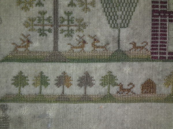 1803 House Sampler by Mary Edwards