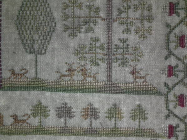 1803 House Sampler by Mary Edwards