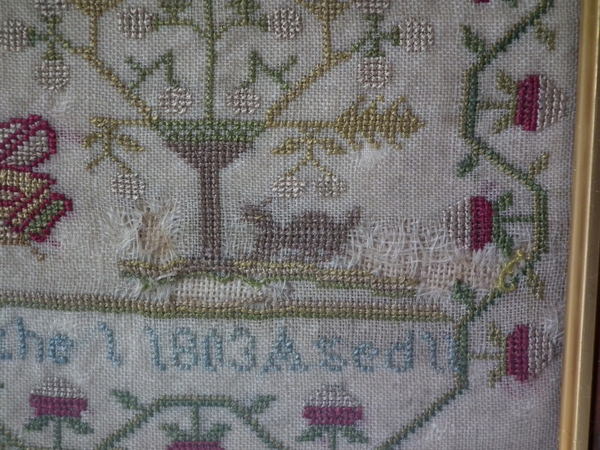 1803 House Sampler by Mary Edwards