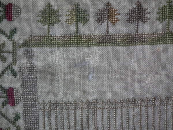 1803 House Sampler by Mary Edwards