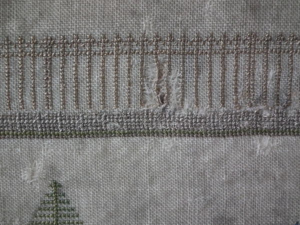 1803 House Sampler by Mary Edwards