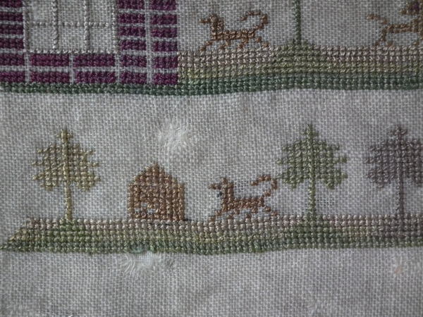 1803 House Sampler by Mary Edwards